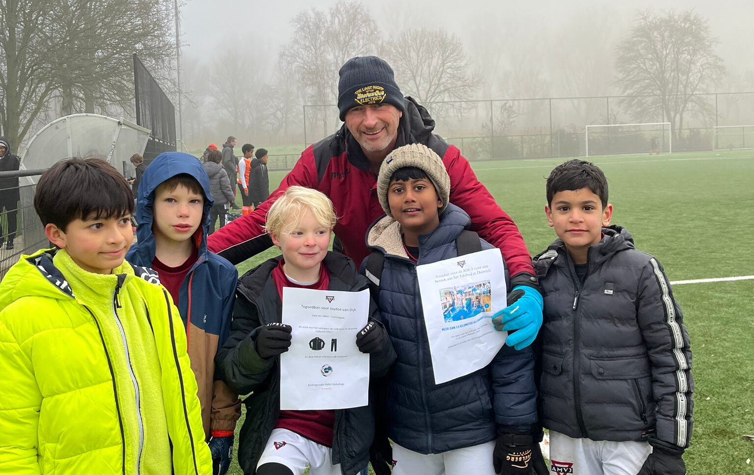 Prijsuitreiking Grote Clubactie 2022 — AMVJ Voetbal